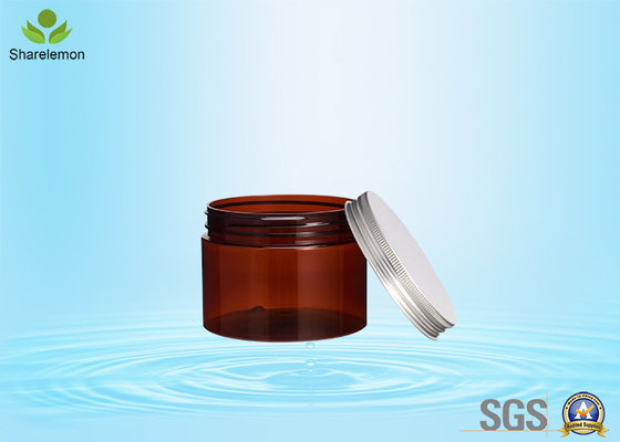 Plastikcremetiegel 300ml/kosmetischer Behälter mit schwarzen Deckeln für Cosmeitcs