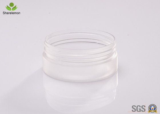 Plastikgläser 50ml für die Gesichts-Creme, die mit Aluminiumsplitter-Kappen verpackt