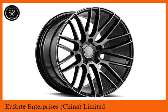 SS Wheels-Silver Gloss Black Machined Face Forged Wheels 8.5 to 12 Inch Width