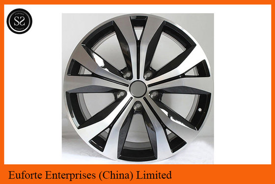 Tiguan Replica 19 Inch Black Aluminum Wheels Rims / Replica Wheels For Volkswagen
