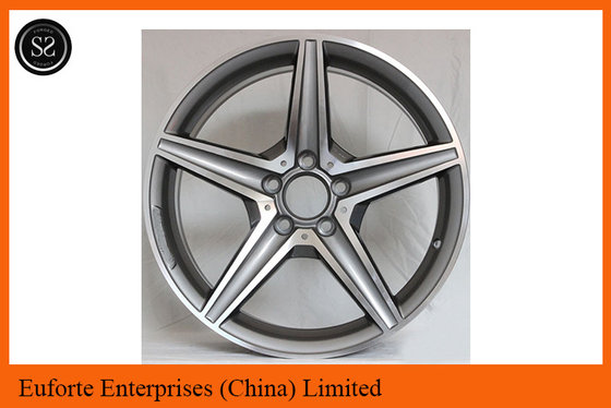 C260 C263 18 " And 19 " Mercedes Benz Wheel Gun Metal Machine Face