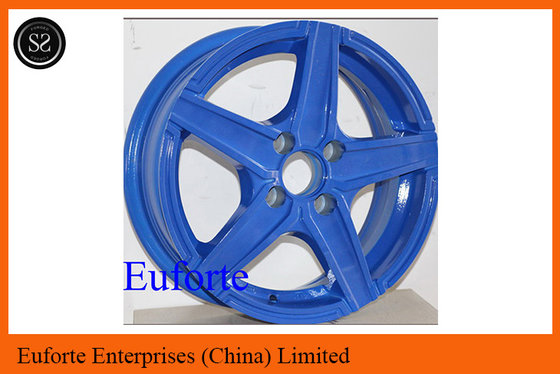 Orange Aluminum Alloy Custom Retro Style Wheels For Toyota Honda