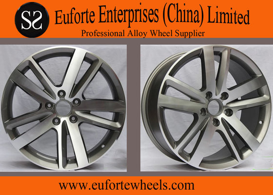 20 " Gun Metal Audi Q7 Wheels / Paint Audi Original Rims 5 Hole