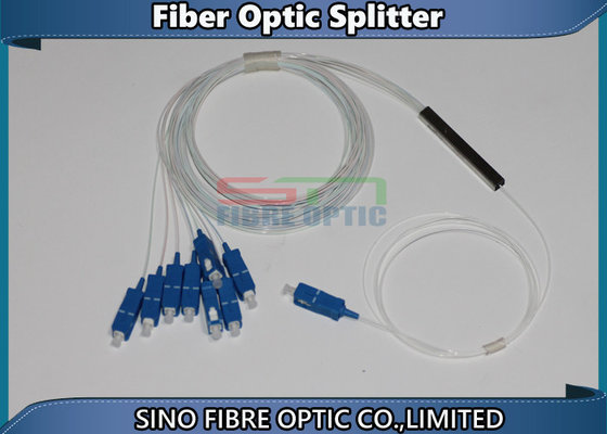 Mini 1.5M SC APC Optical Fiber Splitter PLC Module 1X16 Direct Output Fanout Kit LSZH Jacket