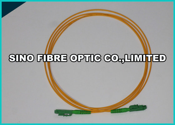 9 / 125 um Simplex Fiber Optic Patch Cables LX5 Connector Yellow Jacket