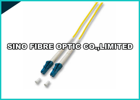 Simplex Single Mode Fiber Patch Cable LC - LC , LSZH Fiber Optic Cable OS2