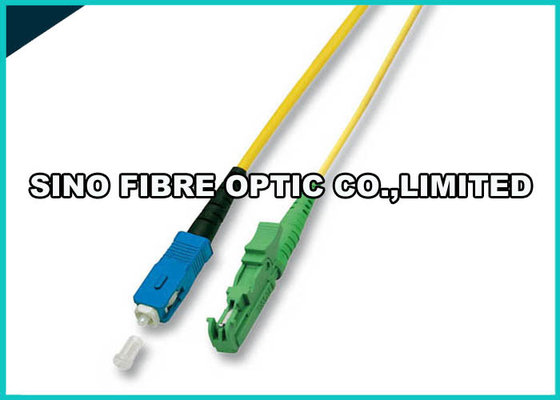 Simplex Single Mode Fiber Patch Cable LC - LC , LSZH Fiber Optic Cable OS2