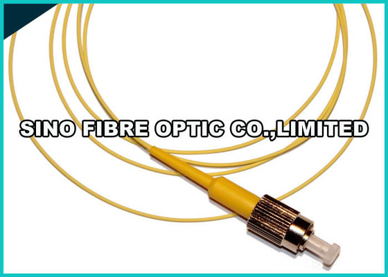 PVC Jacket Fiber Optic Patch Cables Single Mode SC / LC / ST Connector 0.9mm Dimension