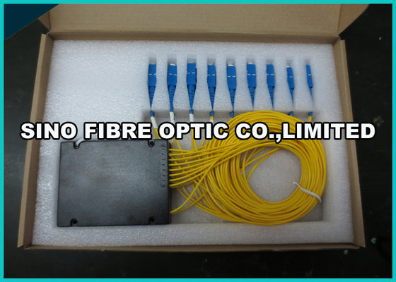55 dB PLC Optical Splitter 1 x 64 , 1.2 Meter Long Fanout PLC Splitter Module