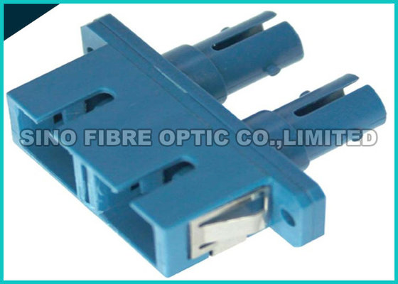 Multimode SC to SC Adapter Hybrid Duplex Fiber Optic Connector Polymer Sleeve,