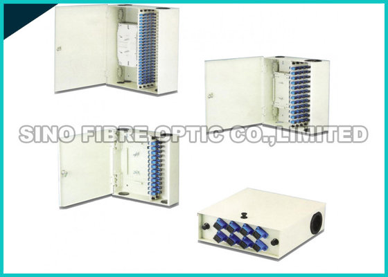 LC Duplex Optical Fiber Distribution Box Metal Drawer Style 420×425×100