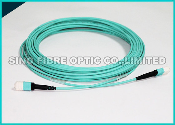 MTP - MTP Fiber Optic Cables PVC Jacket Material PC Flat Connector Polish
