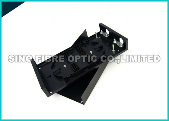 Black ST Type Optical Terminal Box , PC Plastic FTTH Termination Box 16 Cores Ports