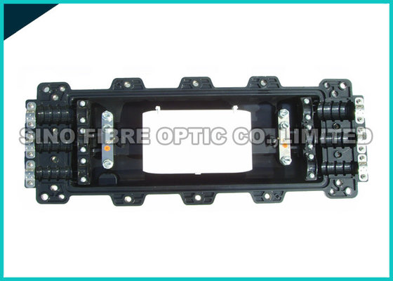 Mid - Plate Fusion Splicing Fiber Optic Closure 72 Core ABS Housing