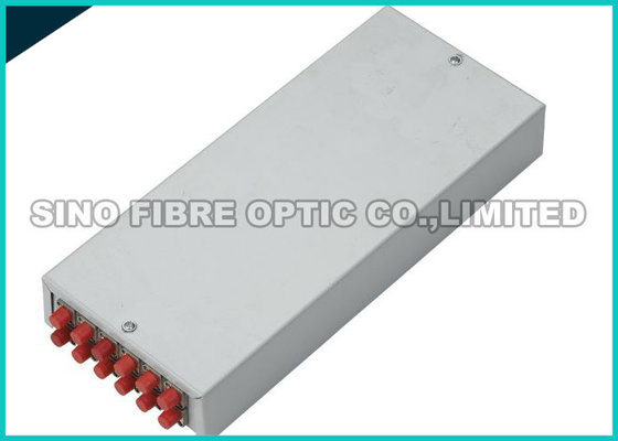Configured LC / SC Fiber Optic Termination Box Wall Mounted 12 Port Φ 8.5mm - 18mm