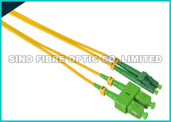 Simplex ST To LC Fiber Patch Cable Singlemode 900 Micron Tight Buffered