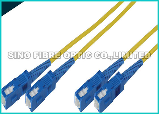 FC - LC Fiber Jumper Cables , Multimode Duplex Fiber Optic Cable 1310nm Wavelength
