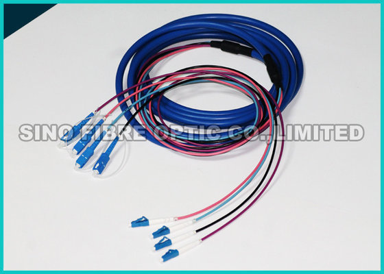 7.0mm Blue Jacket ODC Fiber Optic Patch Cables 2 Cores FTTA Installed