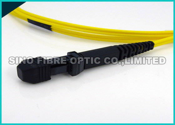 2 Cores MTRJ - MTRJ Patch Cable Fiber Optic Yellow Zipcord Jacket PC Polishing