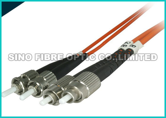 FC - ST Multimode Fibre Optic Patch Leads OM2 Full Metall Body APC Polish
