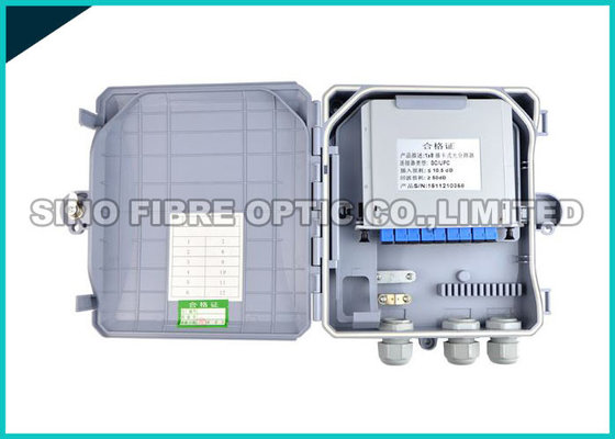 16 Ports Inserting LGX PLC Splitter Fiber Optic Termination Box Assembly