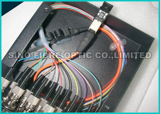 40 Gig Angled Patch Panel 12 Port , LGX Fiber Panel Modular Cassette Assembly