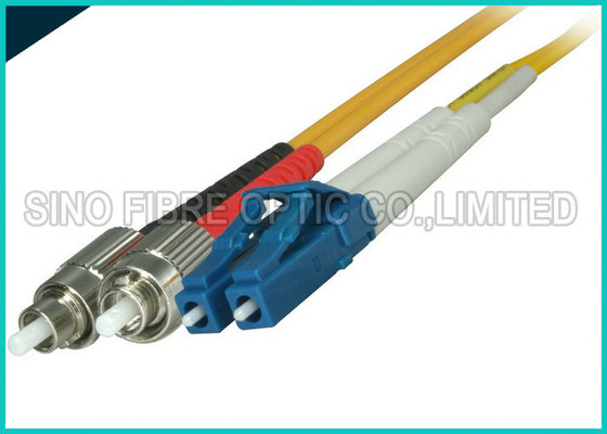 Duplex Singlemode Fiber Optic Assembly LC to LC Patch Cord 3 Foot Length