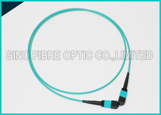 100Gbps 24F MPO Fiber Optic Cable OM3 Trunk Polarity Straight A Cable
