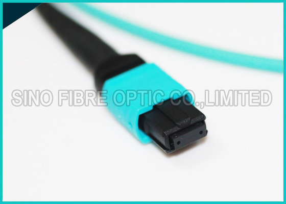 4.5mm Dual Jacket 24 Cores MPO Fiber Optic Cable Pre-terminated Assembly OFNR Cable