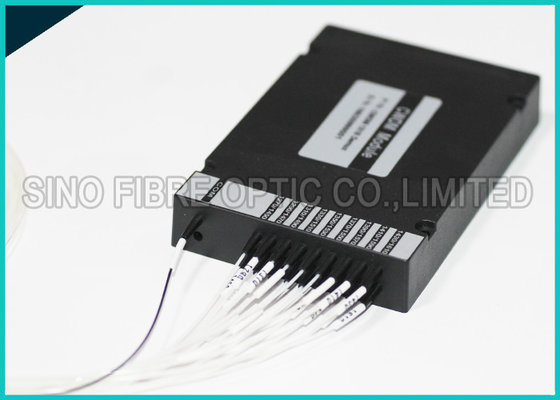 8 Channels L Band Fiber Optic PLC Splitter , CWDM Mux Demux PLC Splitter Module