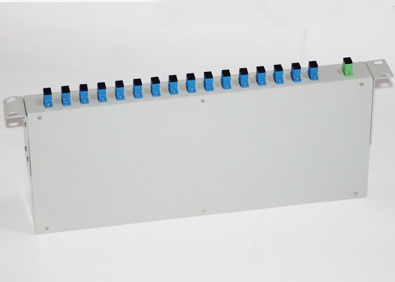 Rack - Mounted Fiber Optical Splitter Small Size 1 * 16 For Metro Networks