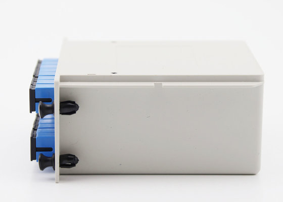 Cassette Type Fiber Optic PLC Splitter 1 x 16 Low PDL With Wide Operating Wavelength