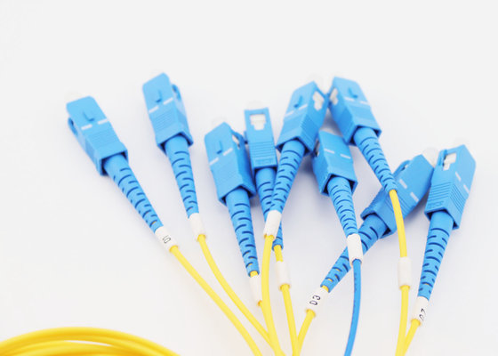 Box Type Optical Fiber Splitter Lower Insertion Loss 1 x 8 Easily Installed