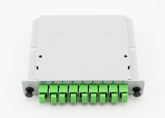 SC APC Fiber PLC Splitter High Channel Counts 1260 ~ 1650 For FTTH Network