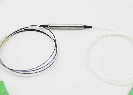 1 x 2 DWDM Device Metal Tube 0.9MM G657A1 Fiber With SC / APC Connectors