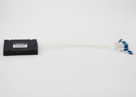 High Accurate DWDM Multiplexer Central Wavelength 8 Channels Low Insertion Loss