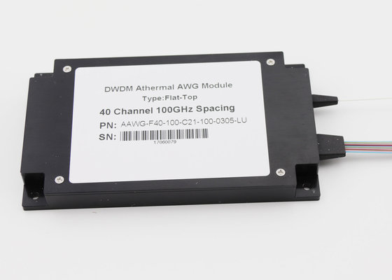 Max IL 5.0dB DWDM Multiplexer 40Ch AAWG ABS Box For 5G Front Haul / Datacenter