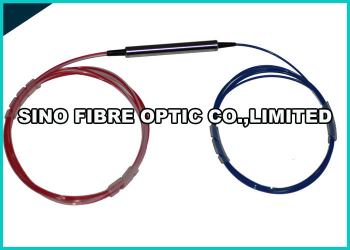 Fiber Optic Splitter 3 Way Wavelength Division Multiplexer 20 nm Channel