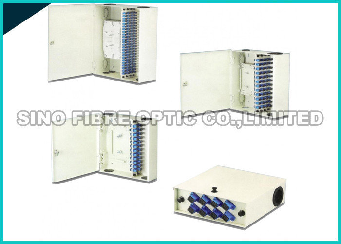 LC Duplex Optical Fiber Distribution Box Metal Drawer Style 420×425×100