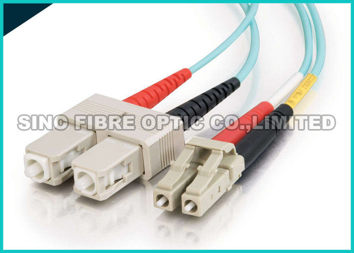 Bend Insensitive Multimode Fiber Optic Patch Cables LC - SC 2.0mm for Telecommunication