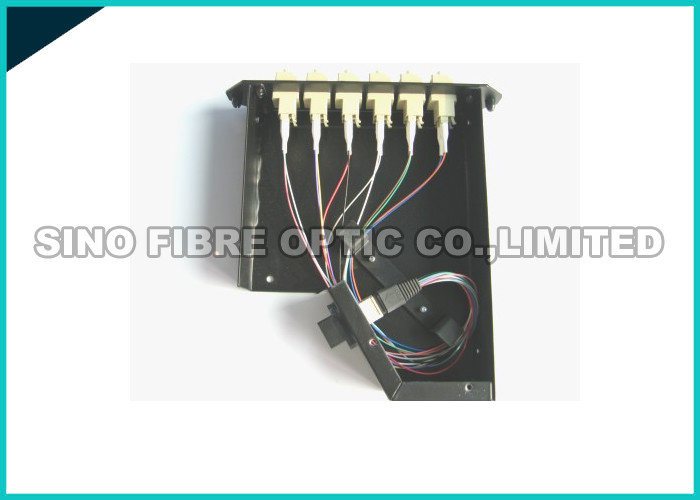 40 Gig Angled Patch Panel 12 Port , LGX Fiber Panel Modular Cassette Assembly