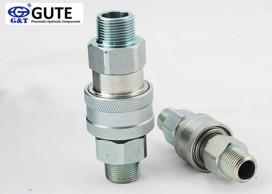 Male Thread Hydraulic Quick Disconnect Couplings 3/8&quot; For Agricultural Equipment