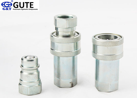 Poppet Valve Quick Disconnect Coupling NPT Thread Interchange With Parker 4000