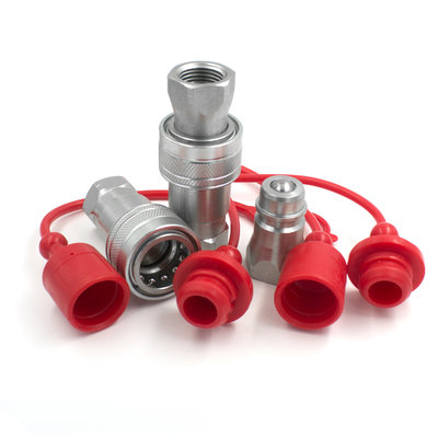 Female Connection Agricultural Hydraulic Quick Disconnects 1 Inch With Long Service Life