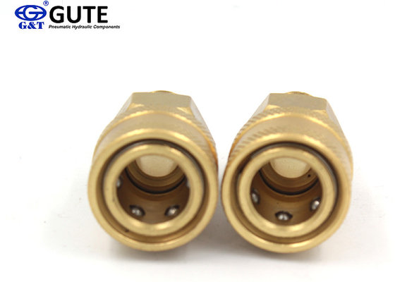 Brass 1/4&quot; Pressure Washer Quick Disconnect Couplings Offering Lowest Pressure Drop
