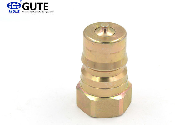 Carbon Steel ISO Hydraulic Couplers , Machining Technics Quick Disconnect Hydraulic