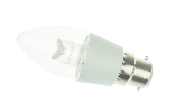 Aluminum Plastic LED Candle Light Bulbs 2300K-5500K B22 Base