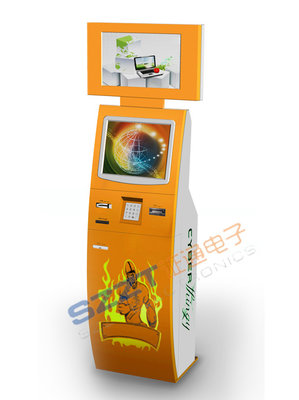 ZT2223-B Dual Screen Bill Payment Lobby Kiosk with Receipt and Bill Printing