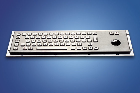 ZT599B Stainless Steel and Polymer Vandal - Proof Kiosk Metal  Keyboard