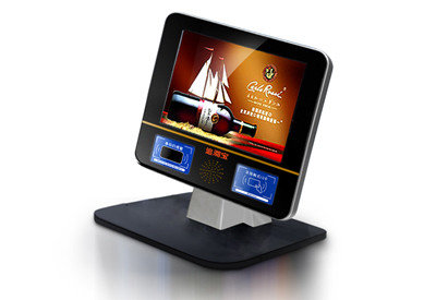 Compact design Desktop kiosk solution